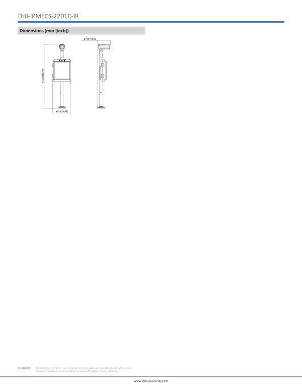 DAHUA IPMECS-2201C-IR 2MP AI Access ANPR Kit - Security System Asia